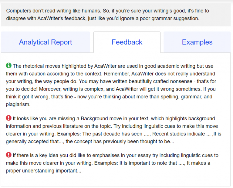 AcaWriter: designing automated feedback on writing that teachers and ...